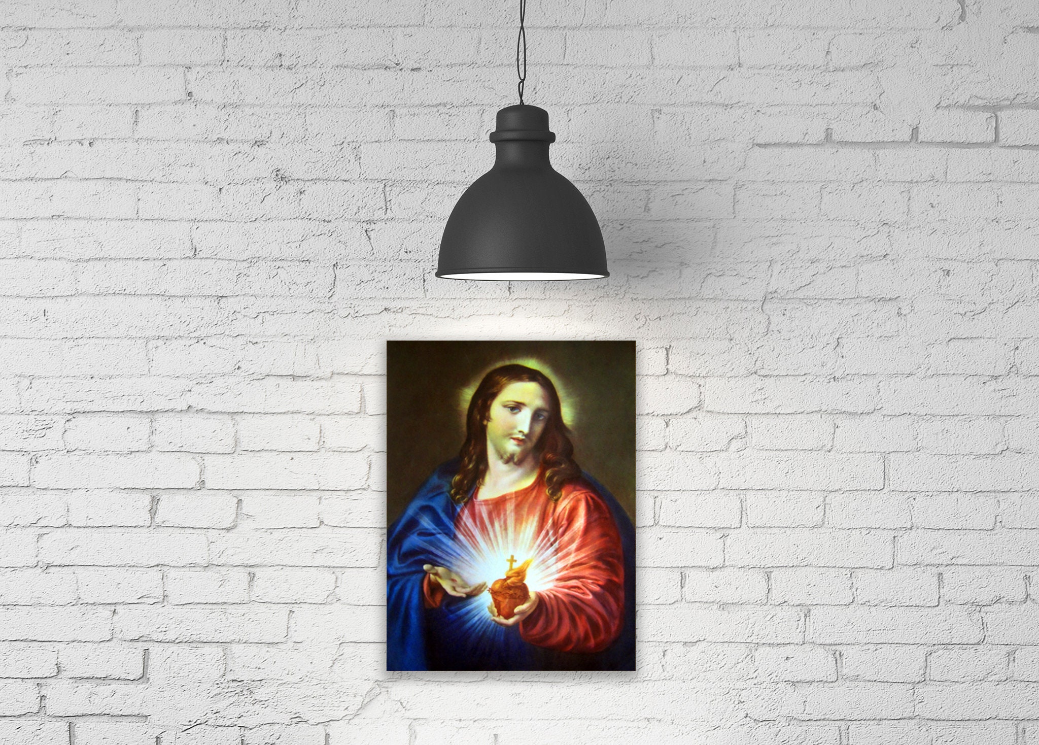 The Sacred Heart of Jesus by Pompeo Batoni 1767 Gallery - Etsy