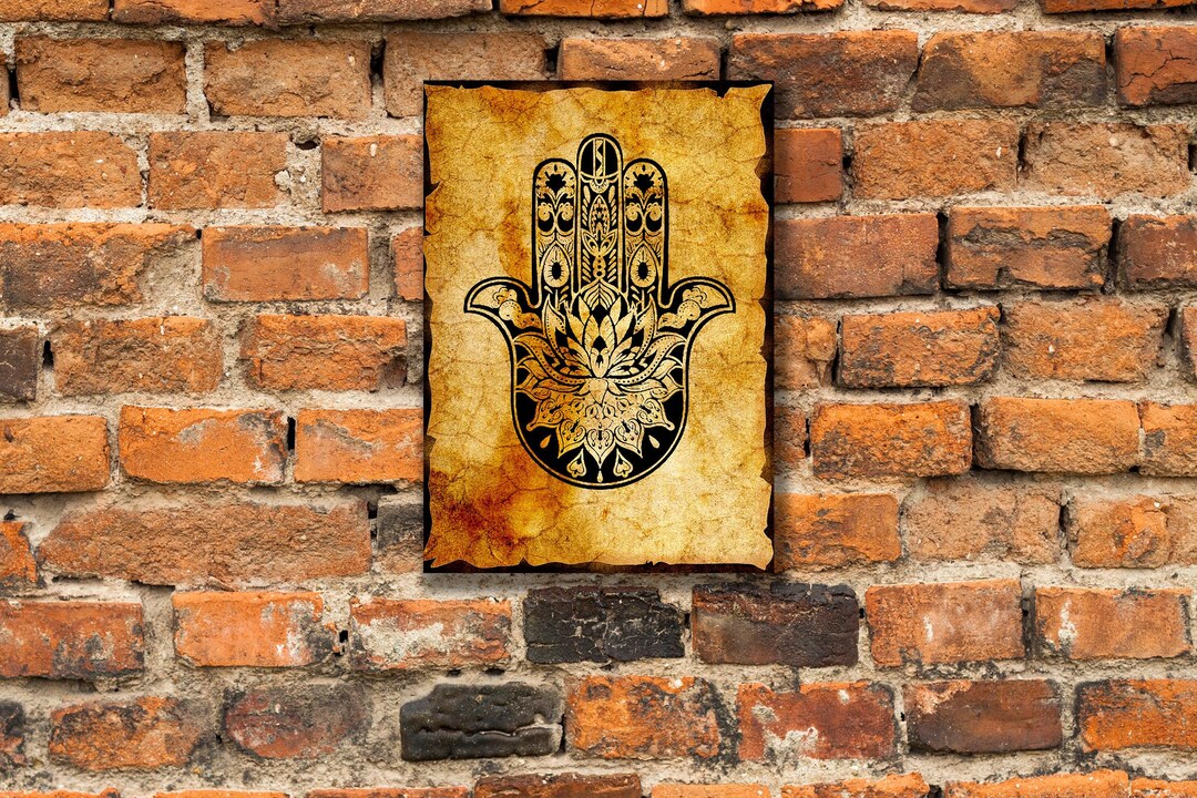 Hamsa Hand Ancient Kabbalah Evil Eye Protection Charm Talisman Judaism ...