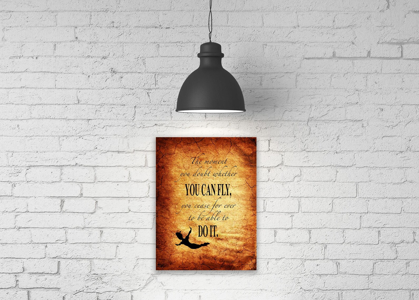 Peter Pan Quote "the Moment You Doubt Whether YOU CA Fly..." Peter Pan ...