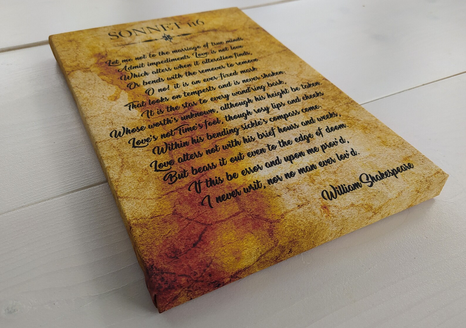 Sonnet 116 by William Shakespeare Poetry Love Poem Love Poetry | Etsy