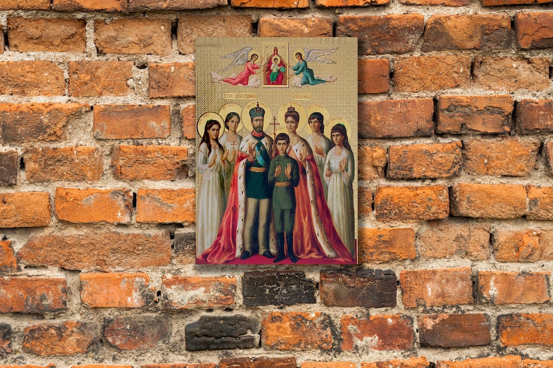 Tsar Nicholas II Canvas - Russian Royal Family Orthodox Icon Art - Etsy