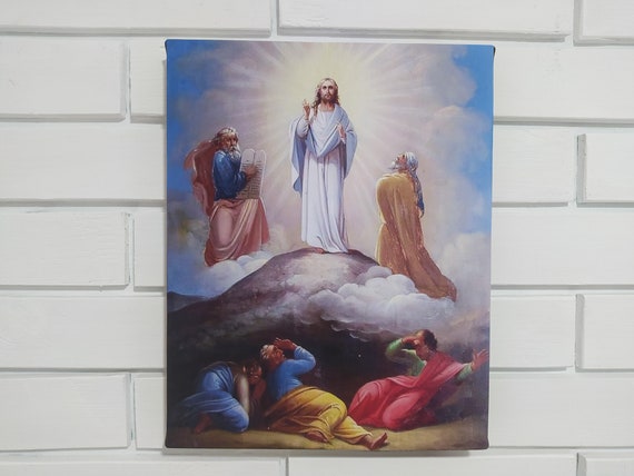 Orthodox Russian Icon Transfiguration of Jesus Wrapped Print - Etsy