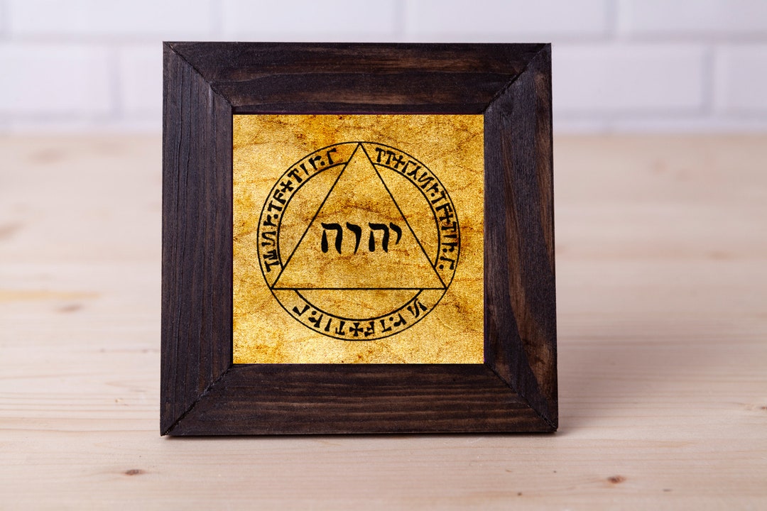 Divine Triangle This Pentacle Defends Against the Evil Spirits of the ...