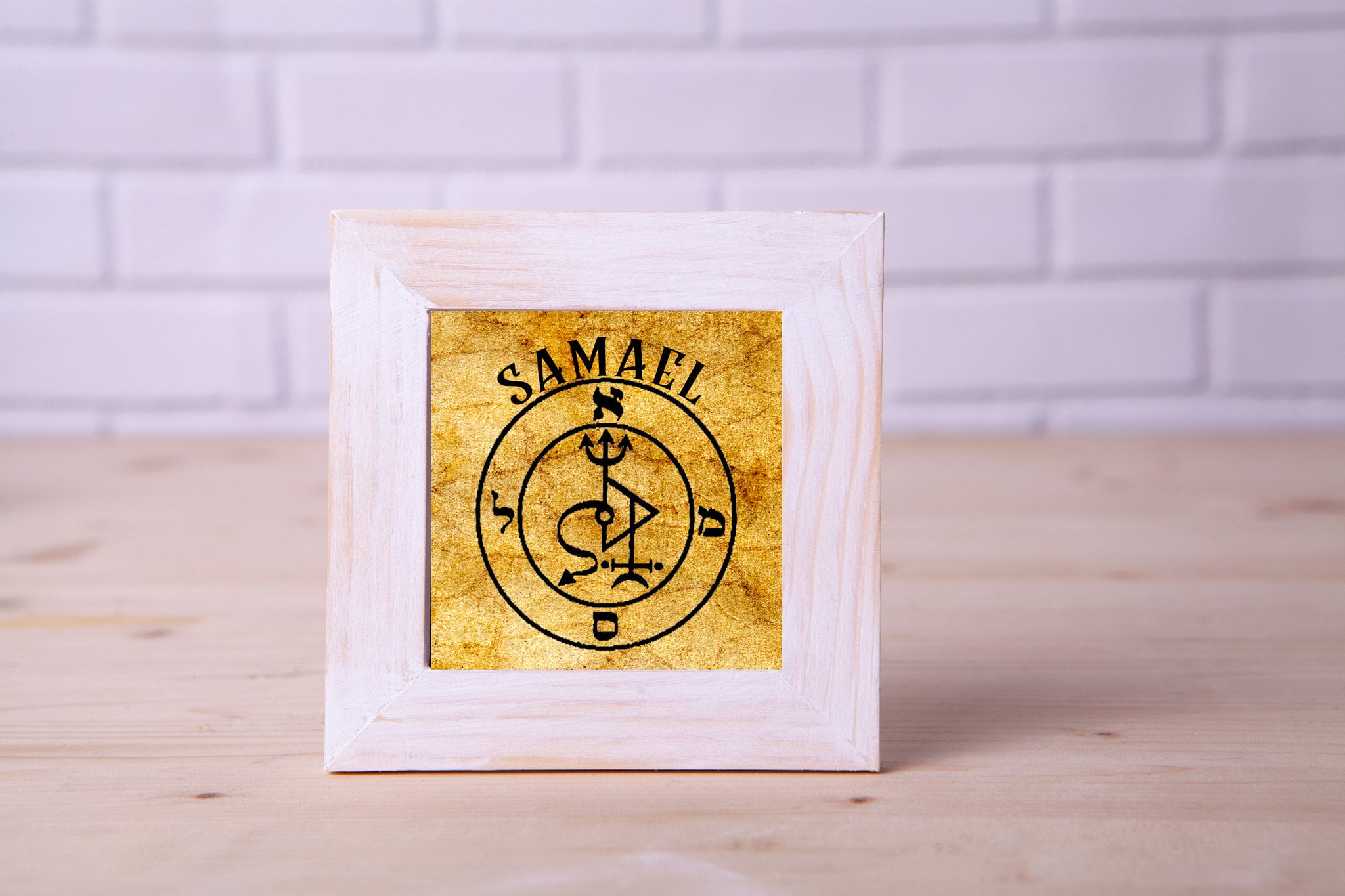 Samael Sigil Venom of God Seal Mini Canvas 4x4 | Etsy