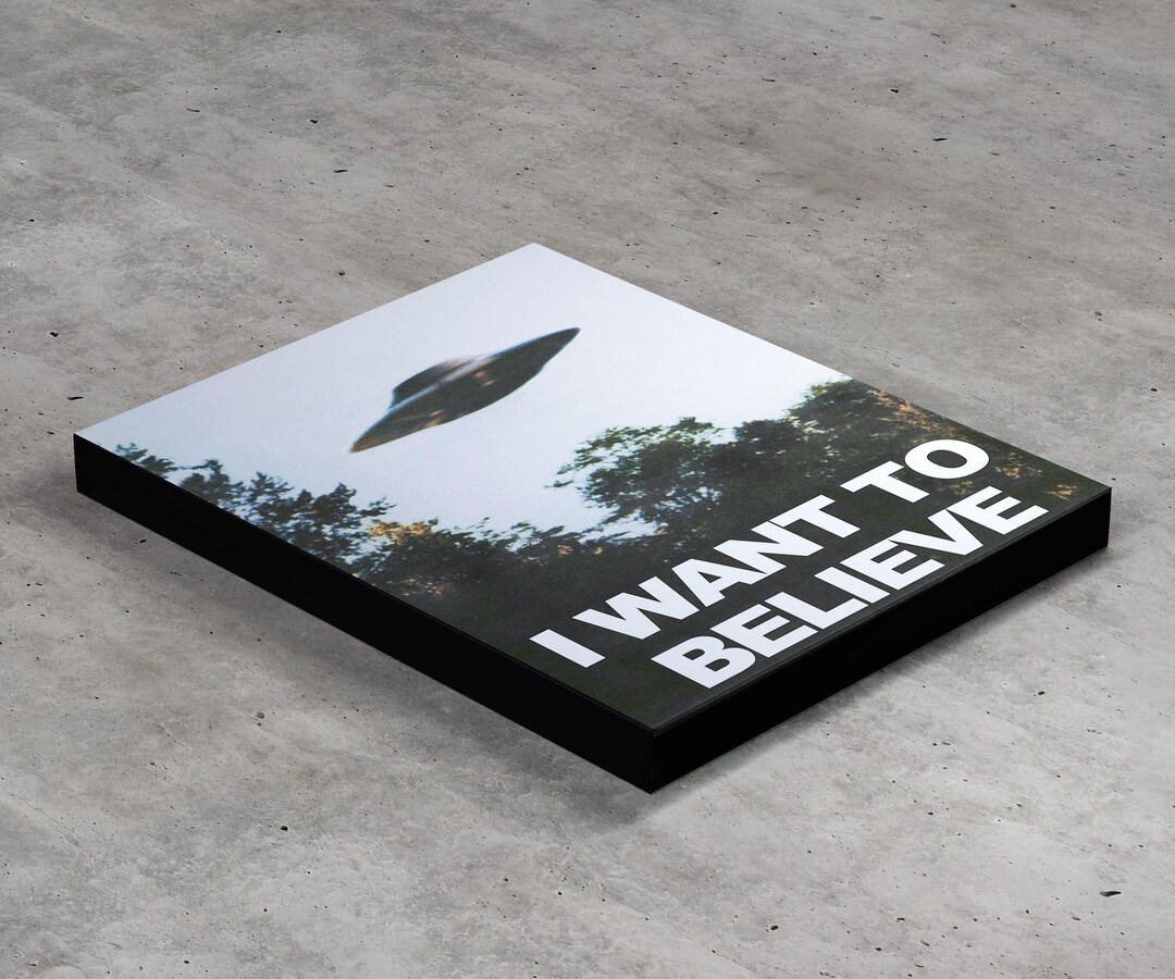 X Files I Want to Believe Poster, X-files Poster, UFO Poster, UFO Print ...
