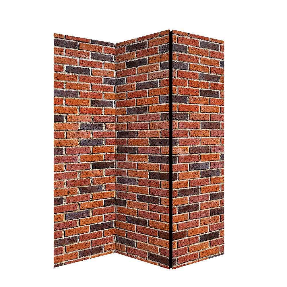 Brick Mosaic Room Divider, Folding Screen, Room Divider - 3 and 5 ...