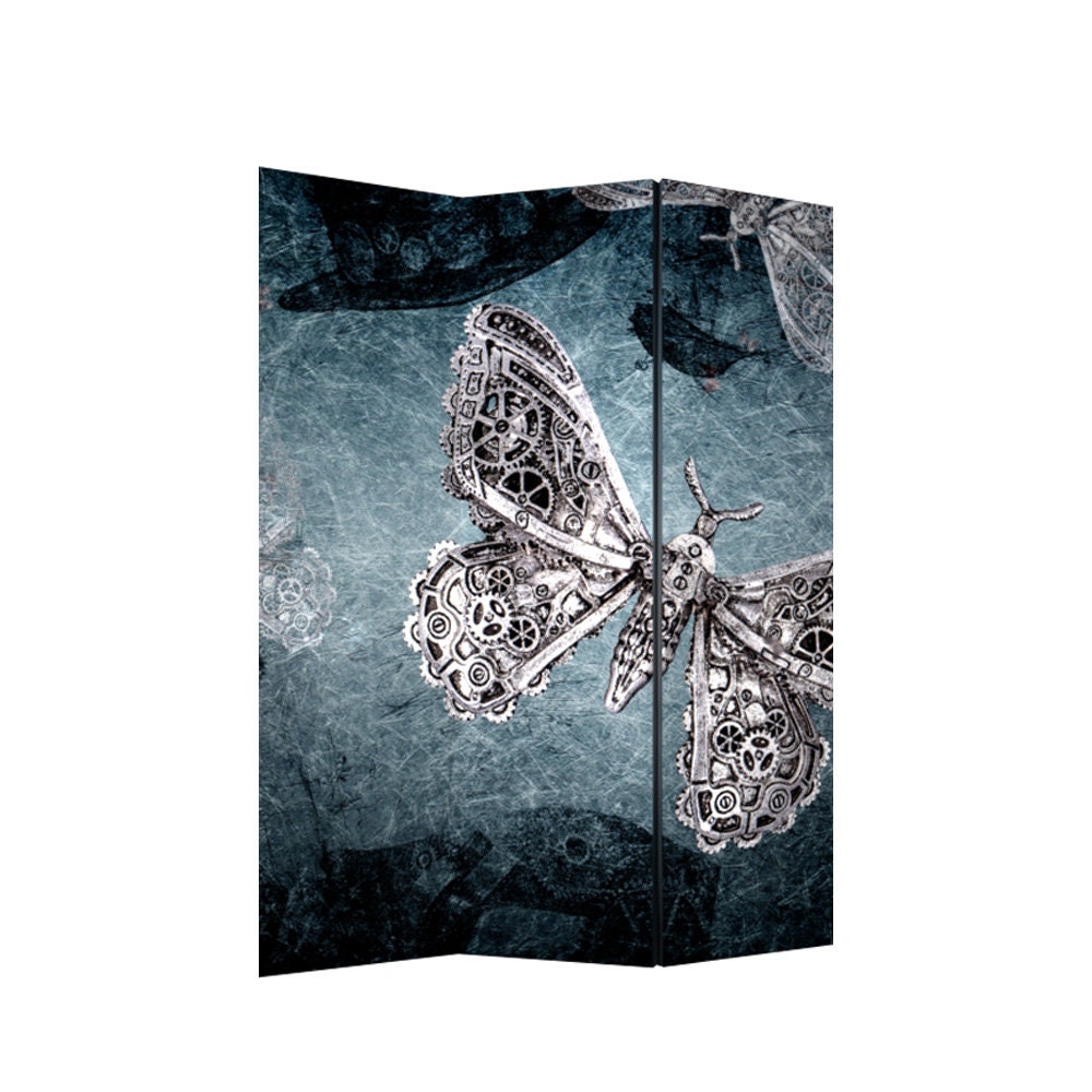Mechanical Butterfly Room Divider, Folding Screen, Room Divider - 3 and ...
