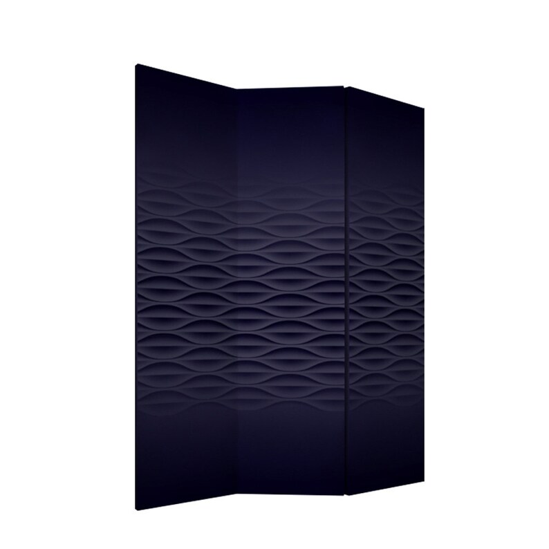 Dark Purple Room Divider, Folding Screen, Room Divider - 3 and 5 Panels ...