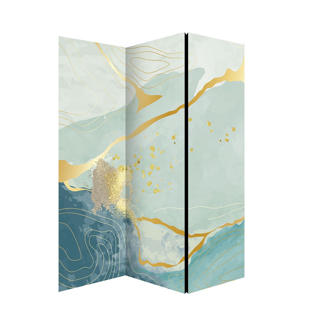 Abstract Mosaic Room Divider, Folding Screen, Room Divider - 3 and 5 ...
