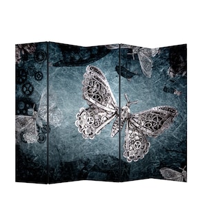 Mechanical Butterfly Room Divider, Folding Screen, Room Divider - 3 and ...