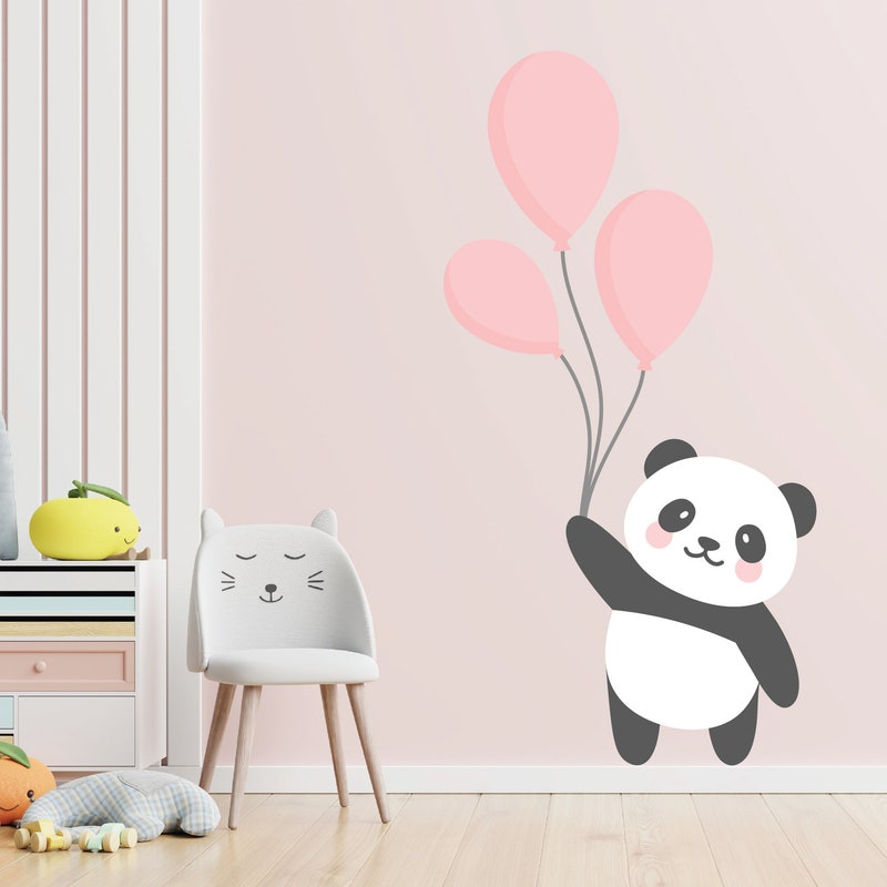 Panda Wall Decal - Etsy