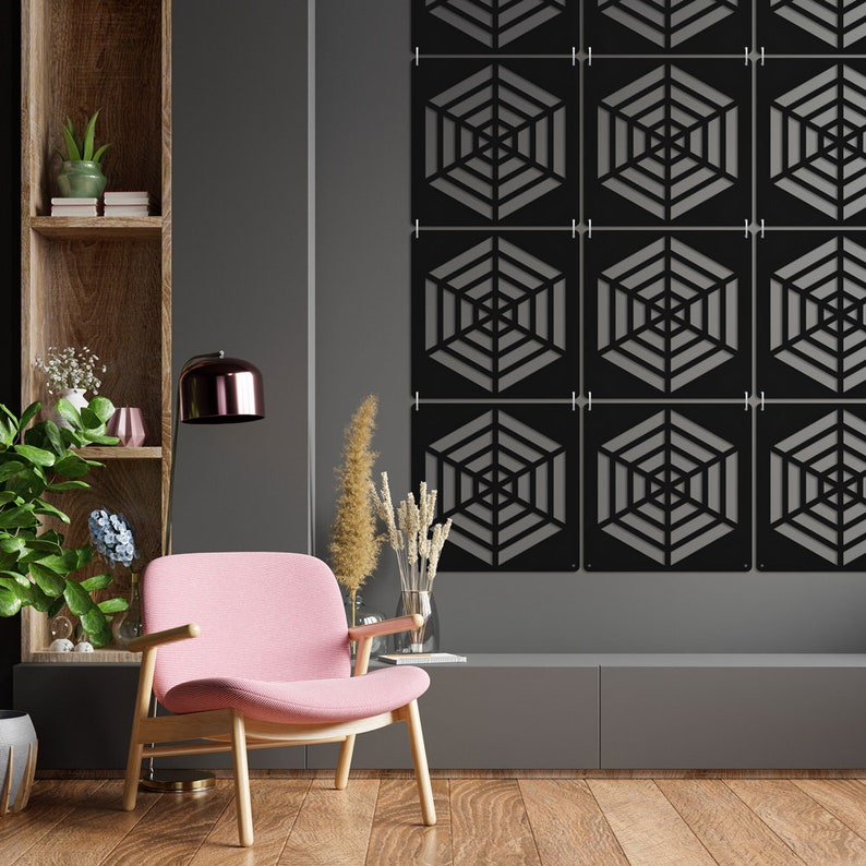 Spider Web Modular Wall Panels Interior Room Partition - Etsy