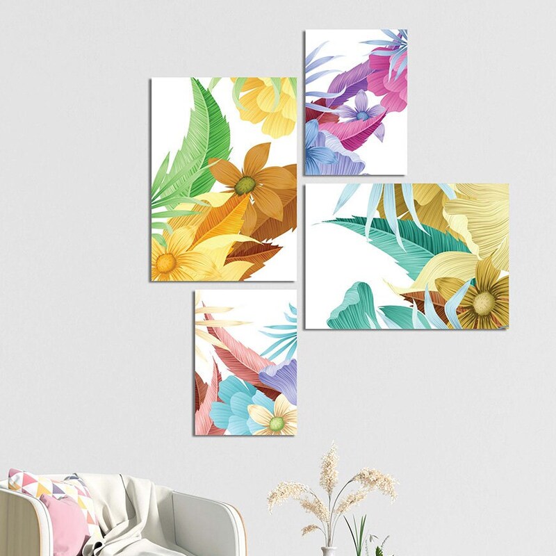 4 Piece Wall Art - Etsy