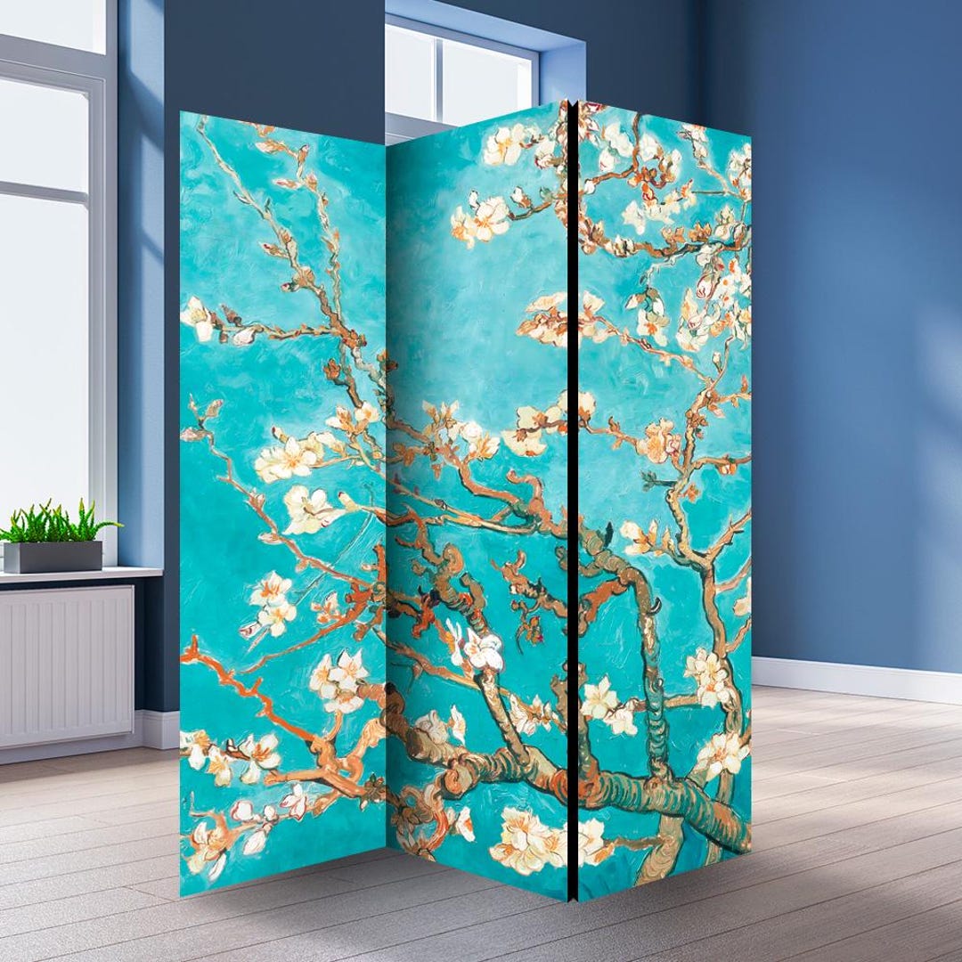 Rouge Color Room Divider, Folding Screen, Room Divider - 3 and 5 Panels ...