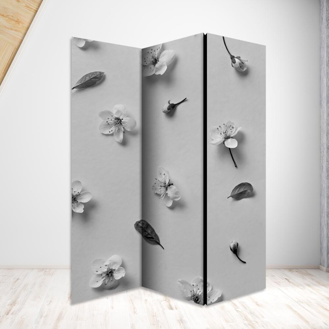 Cherry Blossom Room Divider, Folding Screen, Room Divider - 3 and 5 ...