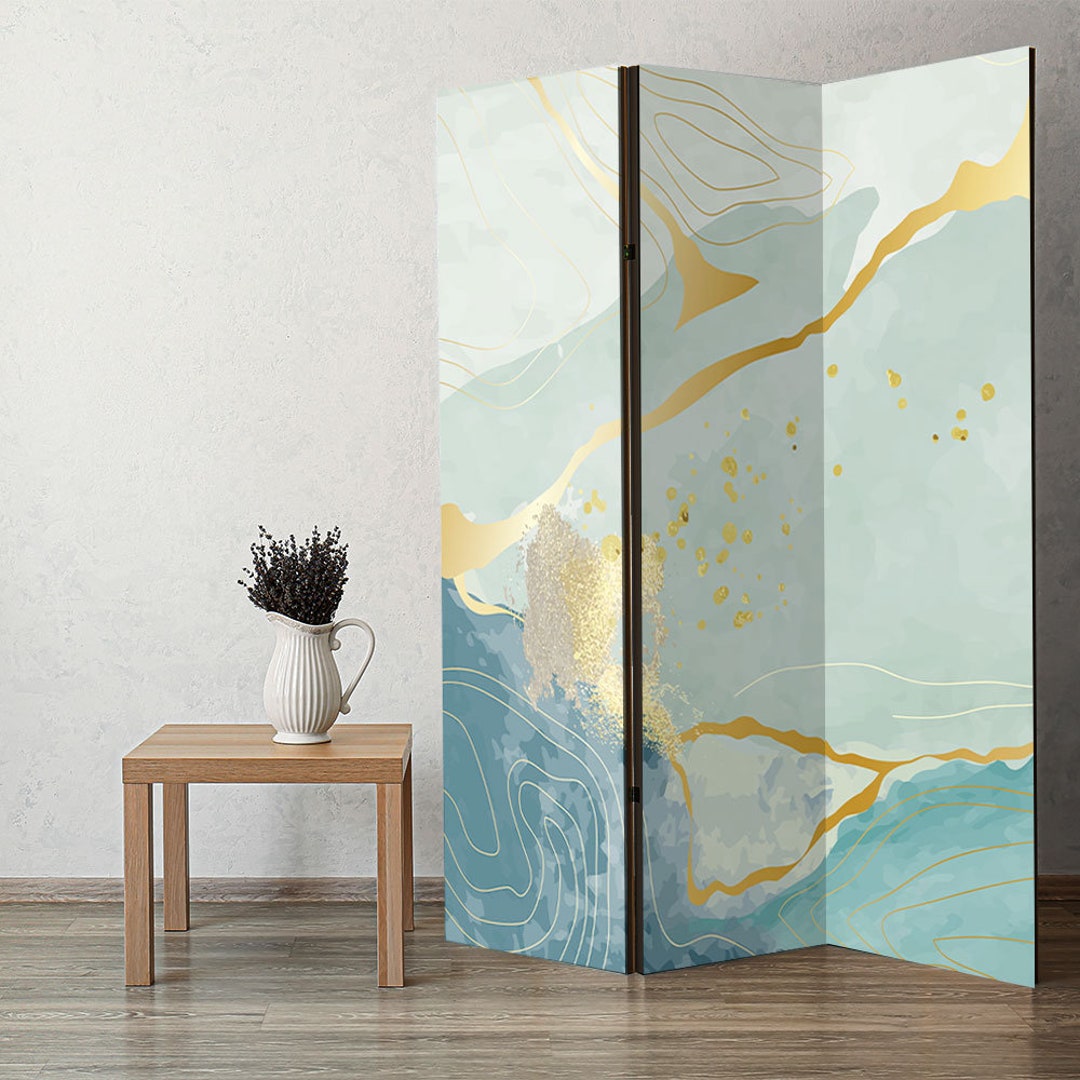 Abstract Mosaic Room Divider, Folding Screen, Room Divider - 3 and 5 ...