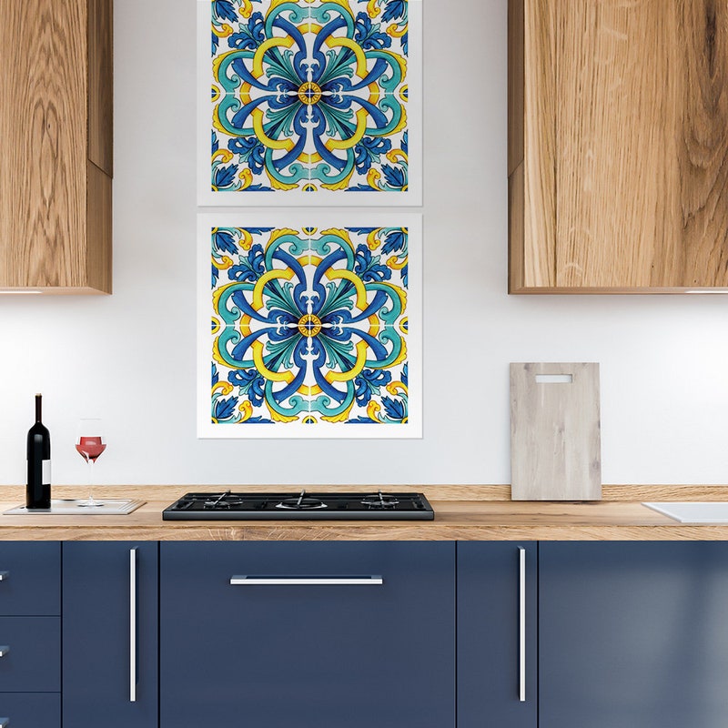 Italian Tile Mural - Etsy