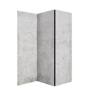 Concrete Wall Room Divider, Folding Screen, Room Divider - 3 and 5 ...