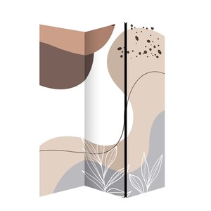 Minimalist Boho Style Room Divider, Folding Screen, Room Divider - 3 ...