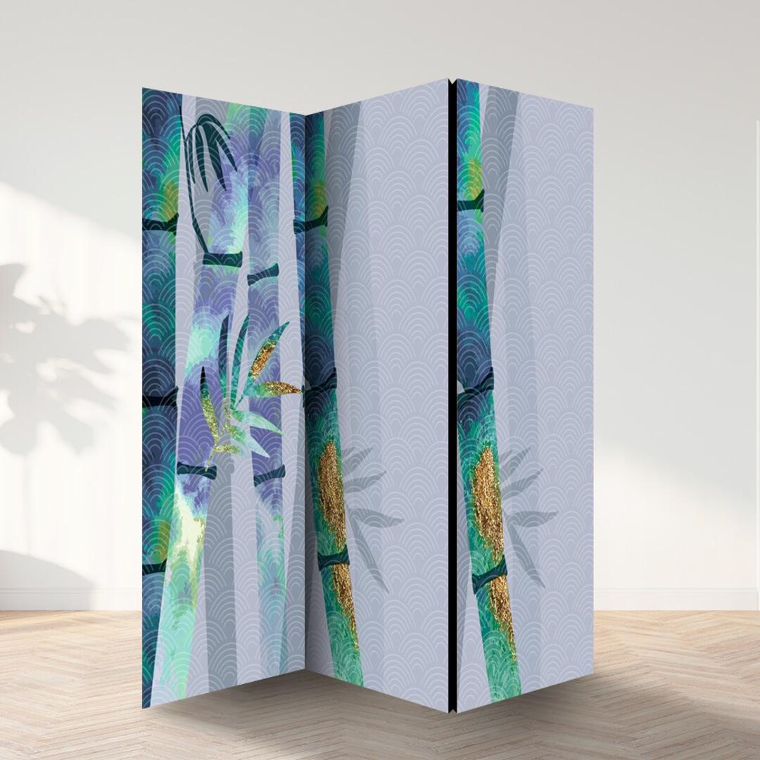 Tropical Palm Trees Room Divider, Folding Screen, Room Divider - 3 and ...