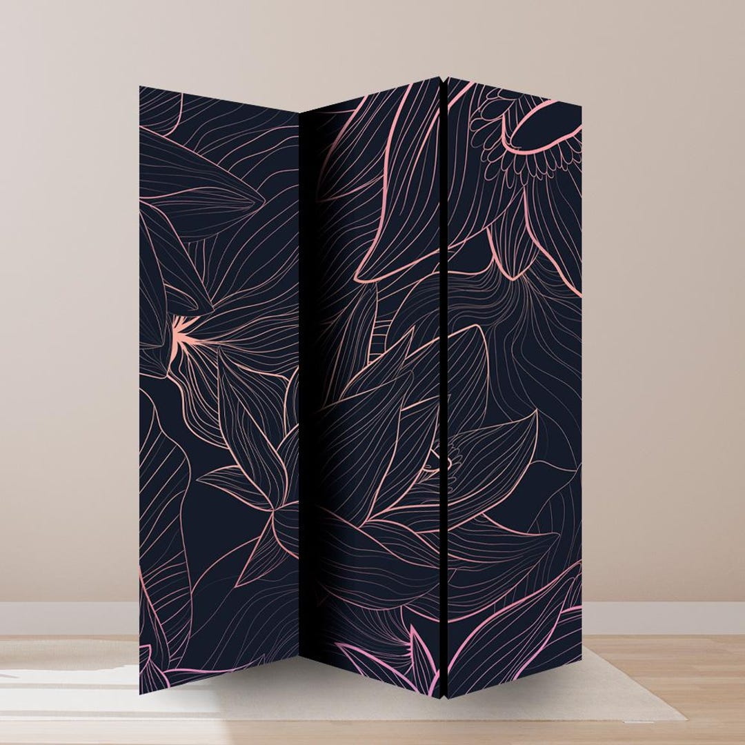 The Dance of Colors Room Divider, Folding Screen, Room Divider - 3 and ...