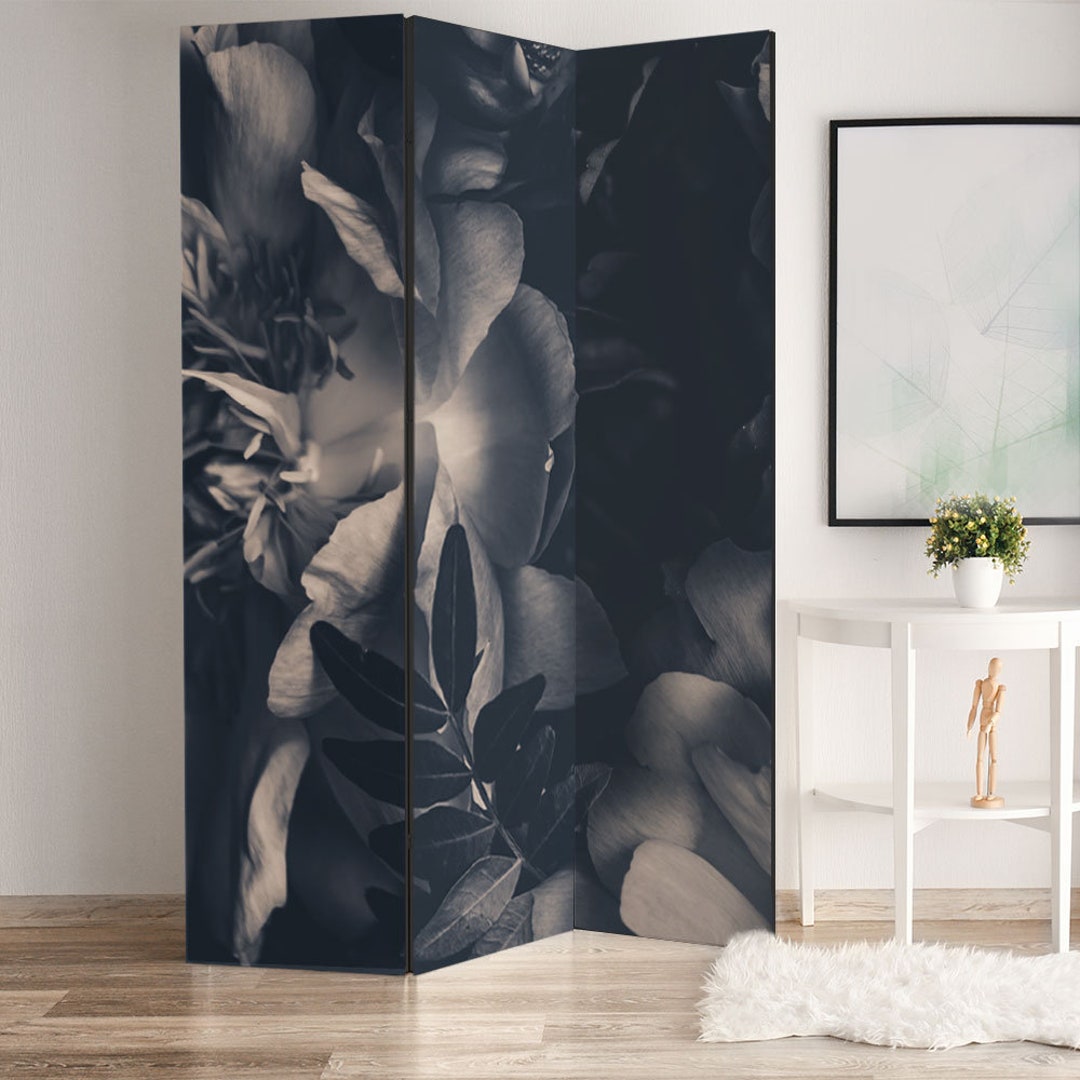 Flower Shadows Room Divider, Folding Screen, Room Divider - 3 and 5 ...