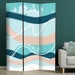 Abstract Mosaic Room Divider, Folding Screen, Room Divider 3 and 5 ...