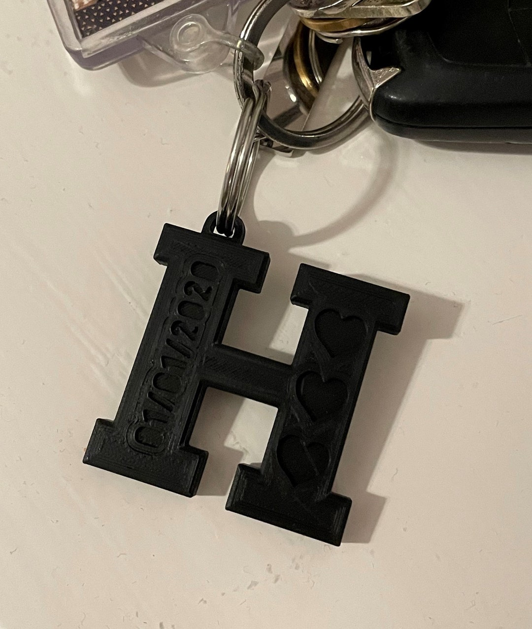 Personalised Letter Keyrings - Etsy