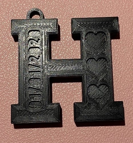 Personalised Letter Keyrings - Etsy