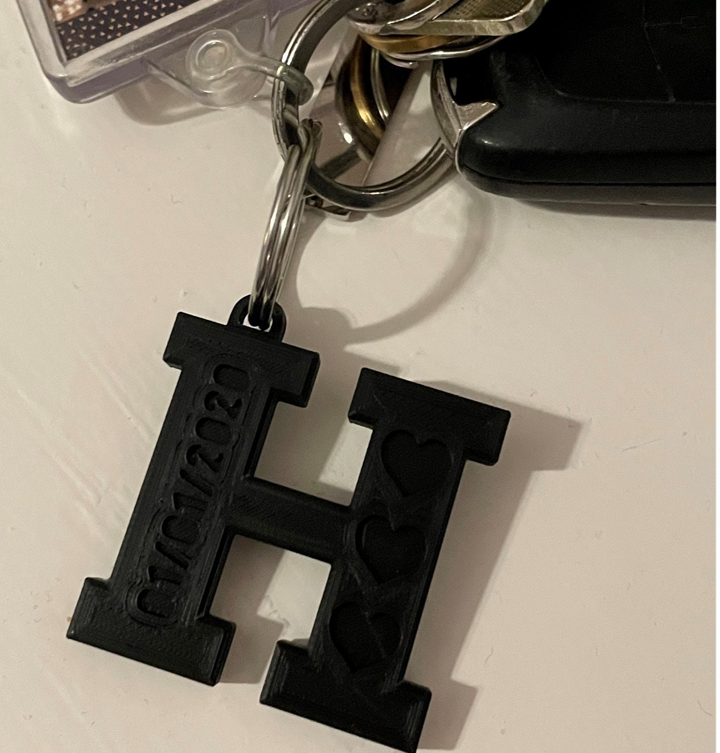 Personalised Letter Keyrings - Etsy