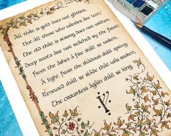 Riddle of Strider - Etsy