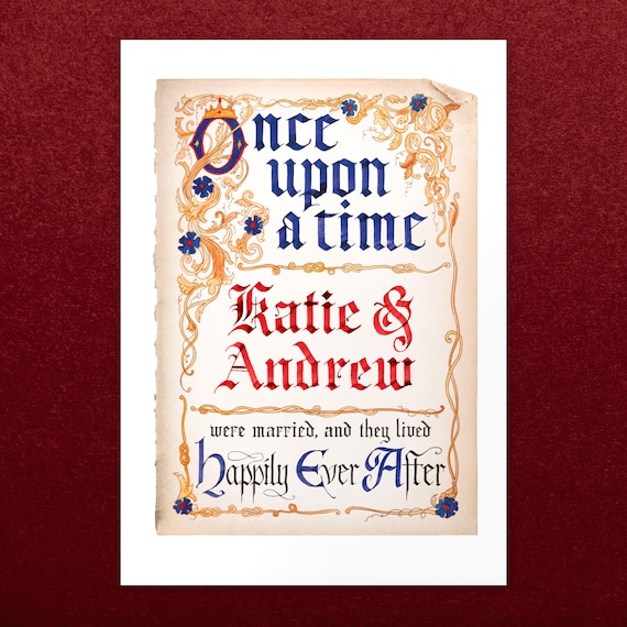 Calligraphy Once Upon A Time