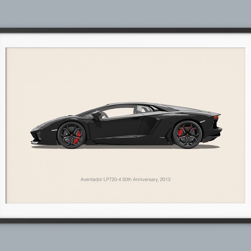Aventador Poster Framed - Etsy UK