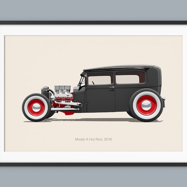 Hot Rod Art - Etsy