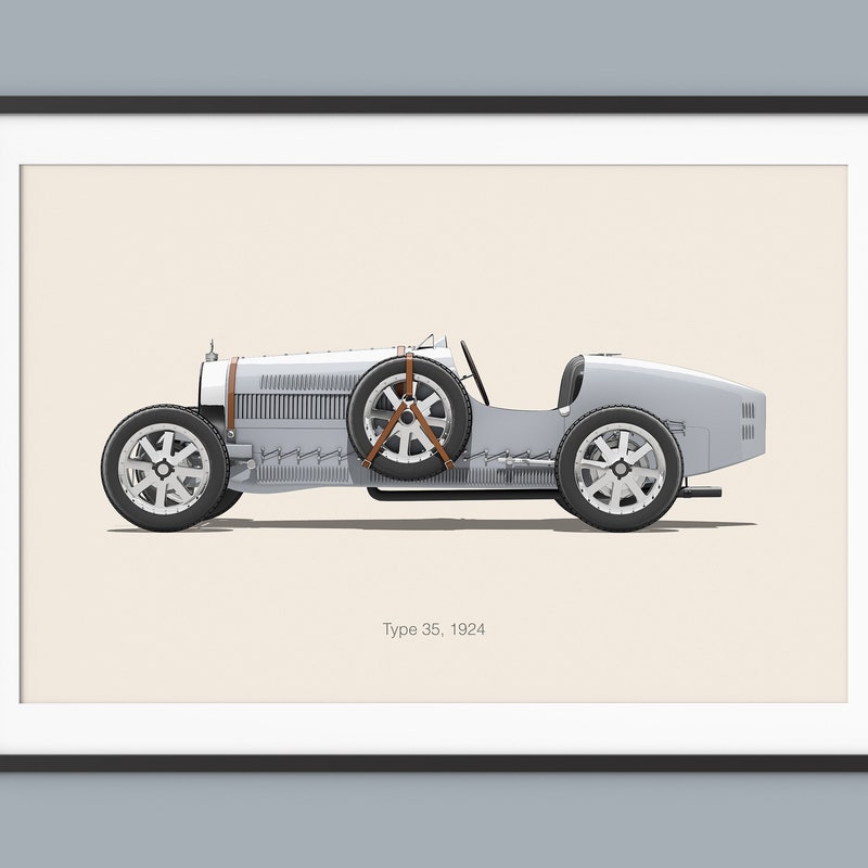 Bugatti Vintage Posters - Etsy