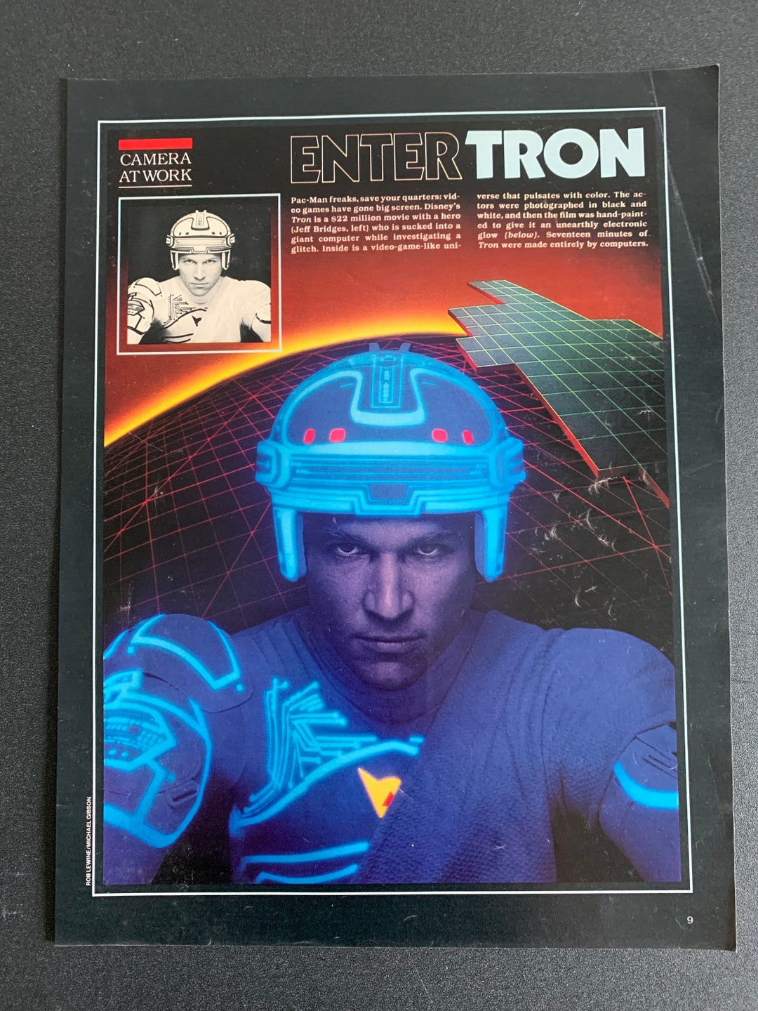 1982 Walt Disneys Tron Movie Poster Original Vintage - Etsy
