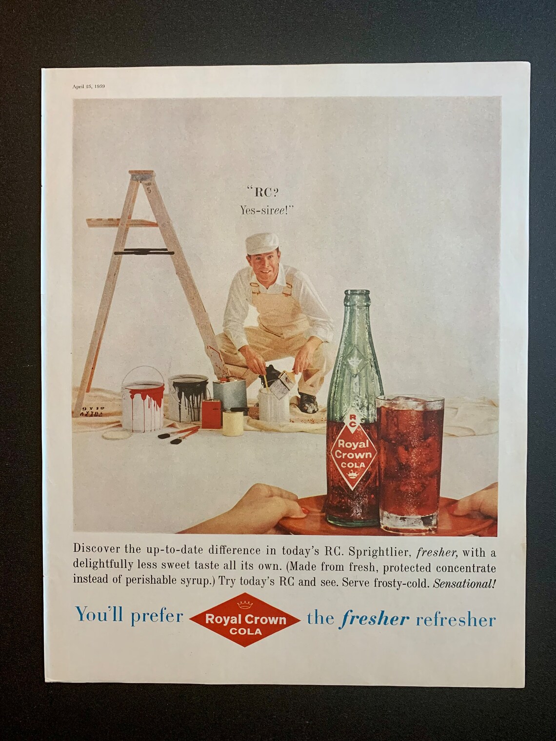 Vintage RC Cola Ads Royal Crown Cola 1950s and 1960s - Etsy
