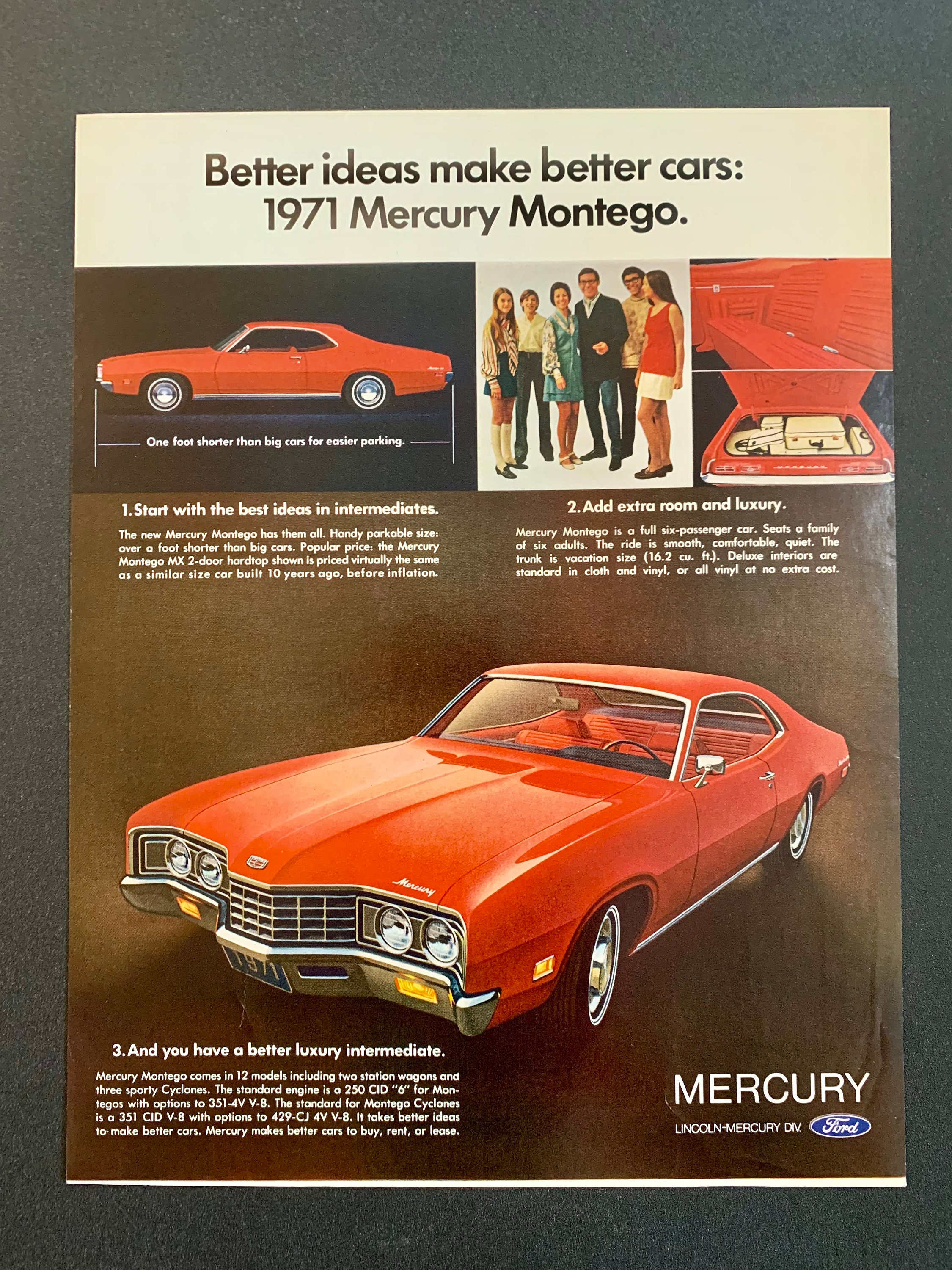 1974 Mercury Montego Interior