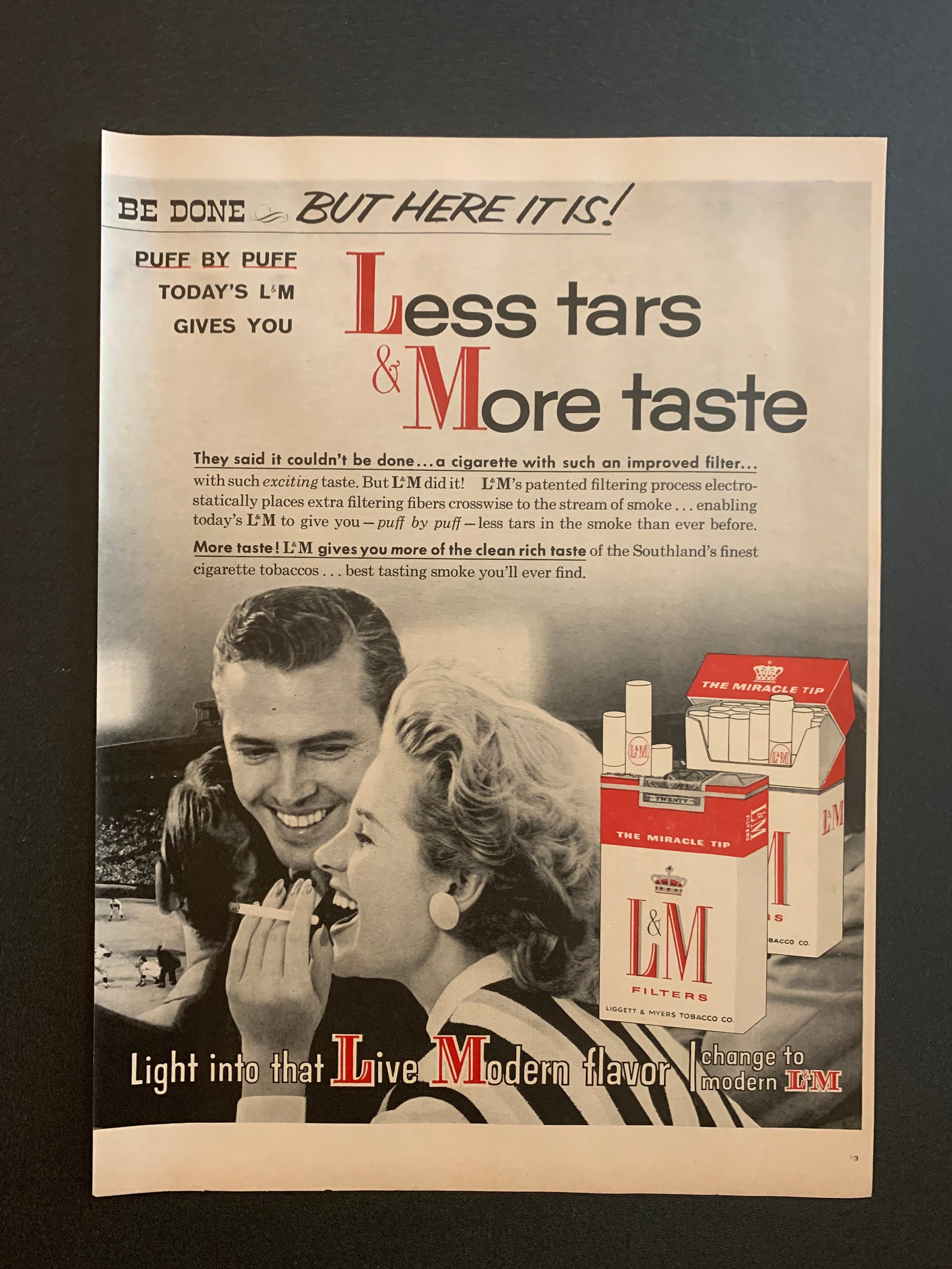 Modern Cigarette Ads