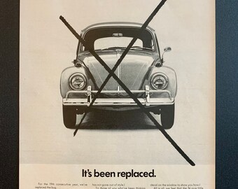 1969 Volkswagen VW Beetle Bug Original Vintage Retro Classic Car ...