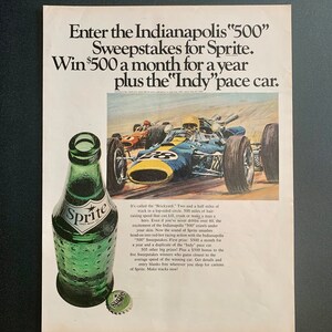 1960s Vintage Sprite Ads Several Styles Original Vintage Advertisements ...