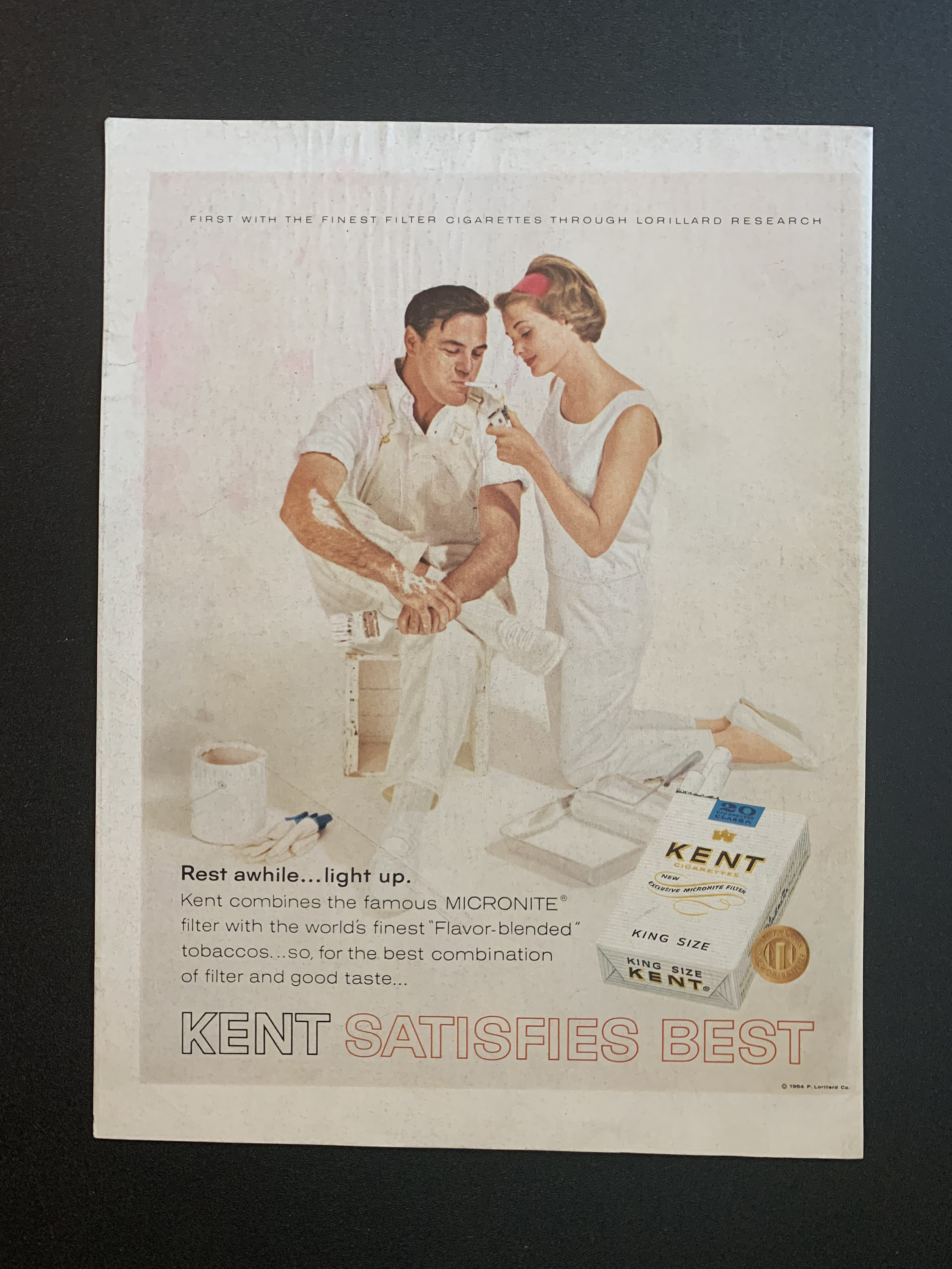 1950s Kent Cigarette Ads