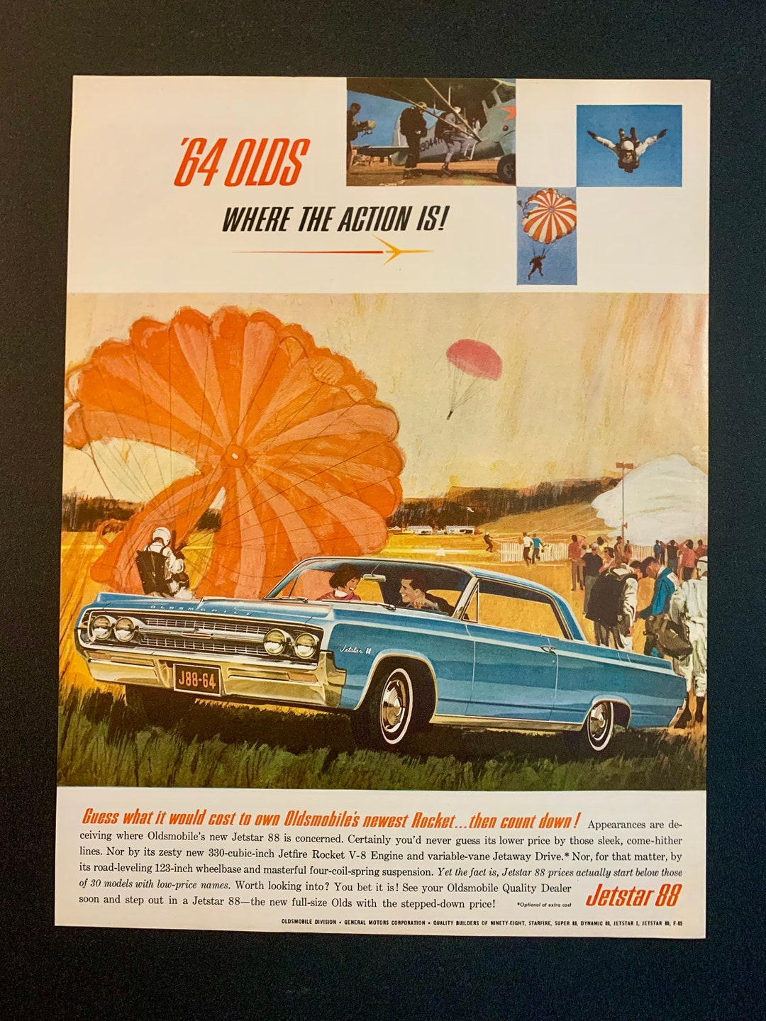 1964 Oldsmobile Jetstar 88 Original Vintage Retro Classic Car ...