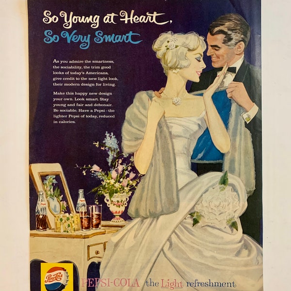 Pepsi Cola Advertising Poster - Etsy