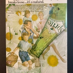 1960s Vintage Sprite Ads Several Styles Original Vintage Advertisements ...