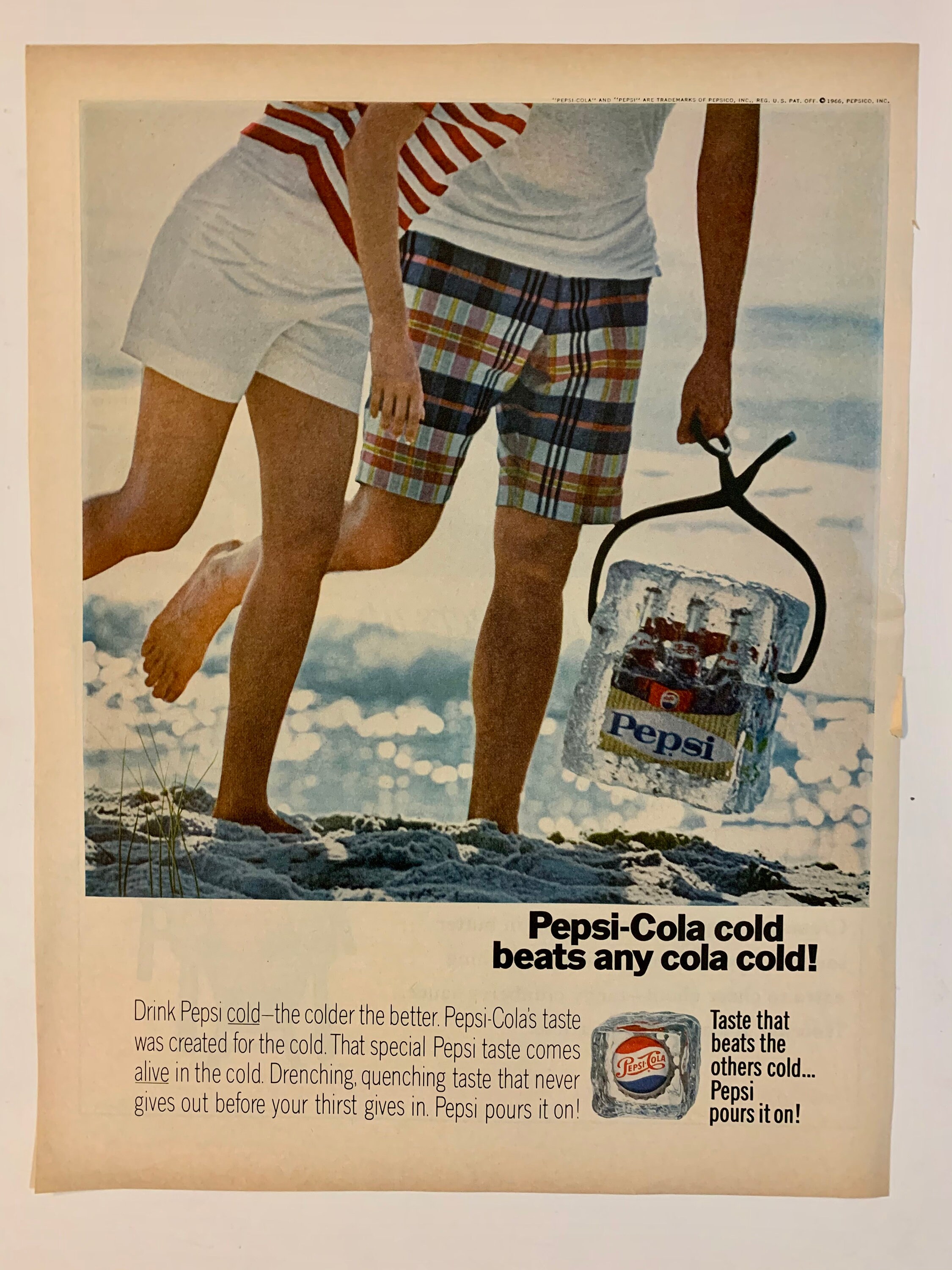 1960er Jahre Vintage Pepsi Cola Werbung mehrere Stile um aus | Etsy