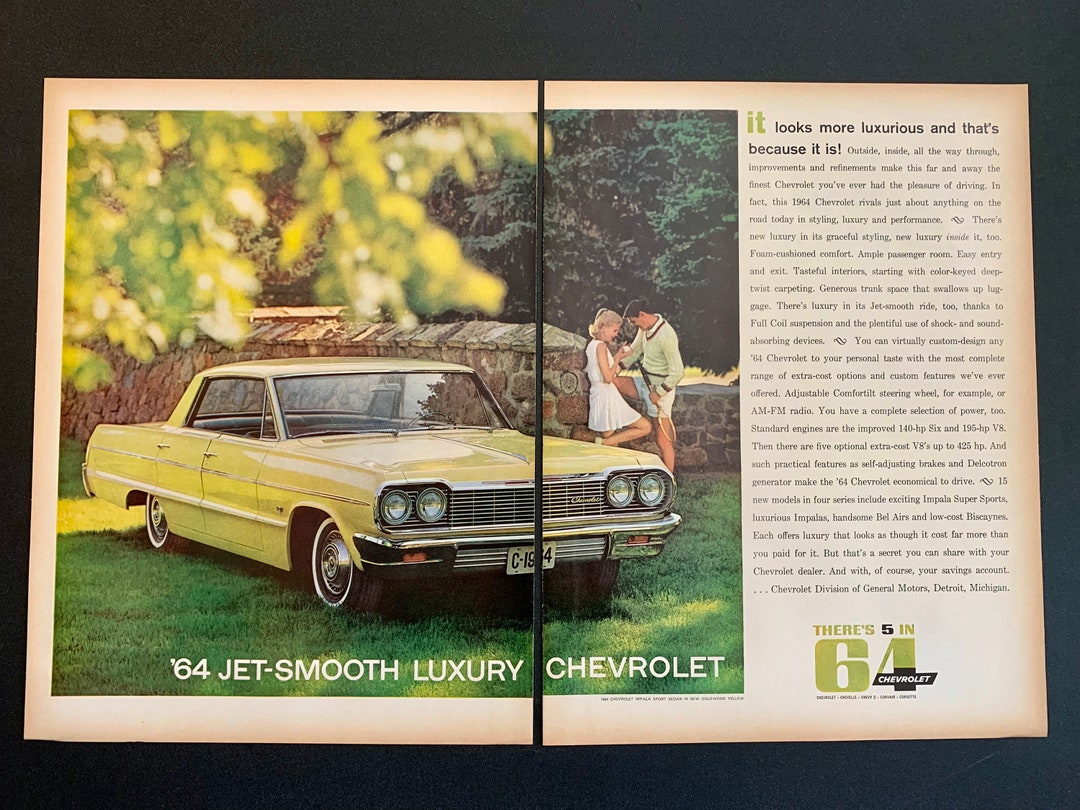 1964 Chevrolet Chevy Impala Sport Sedan Original Vintage Retro Classic ...