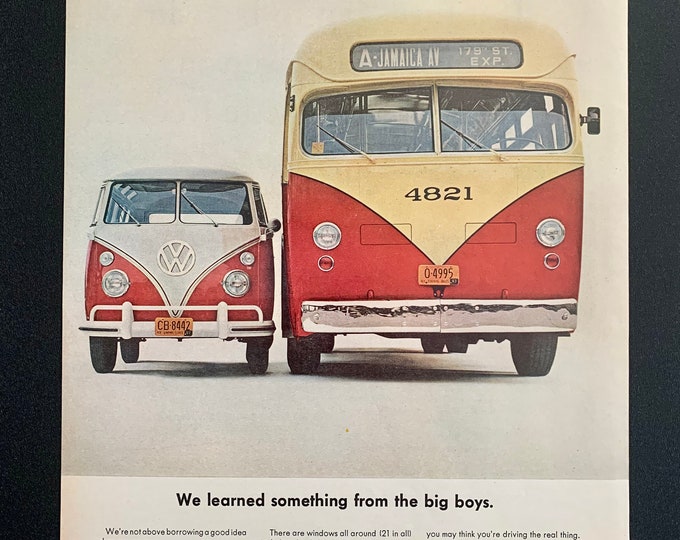 1964 Volkswagen VW Bus Station Wagon Van Original Vintage - Etsy