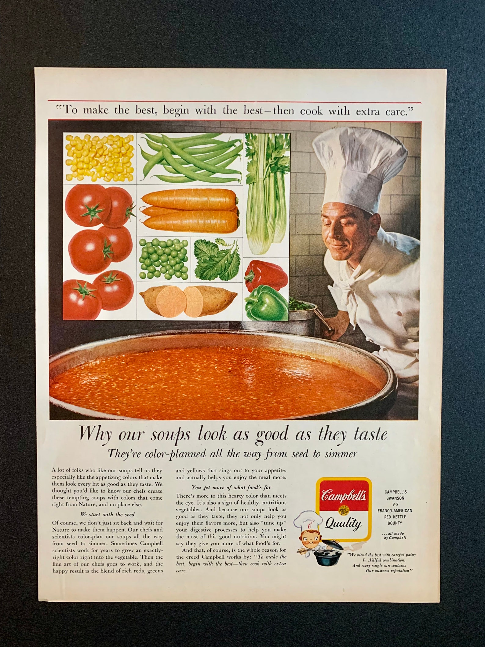 Vintage Campbells Soup Ads Several Styles 1950s and - Etsy