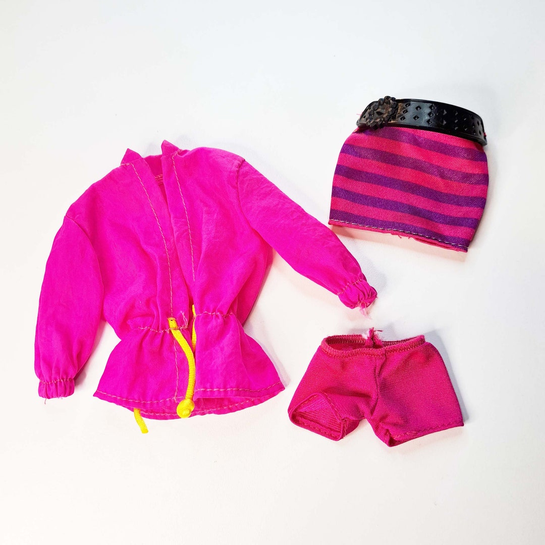 Barbie Lot of Bright Fuchsia Jacket, Shorts and Skirt - Etsy